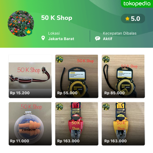 Toko 50 K Official Shop Online Produk Lengkap And Harga Terbaik Tokopedia