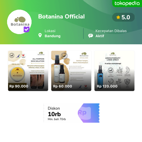 Botanina Official Produk Resmi And Terlengkap Gopaylater Cicil 0