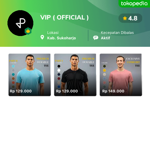 Toko Vip Official Online Produk Lengkap And Harga Terbaik Tokopedia