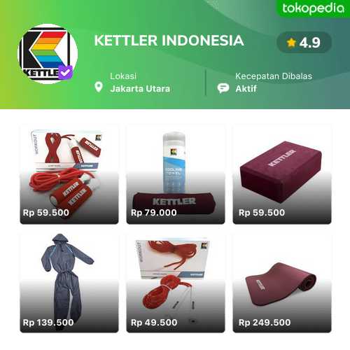 Kettler Official Store Produk Resmi And Terlengkap Tokopedia