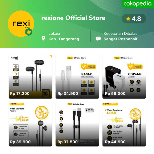 Rexione Official Store Produk Resmi And Terlengkap Tokopedia
