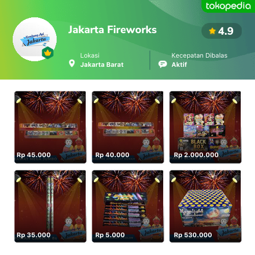 Toko Kembang Api Jakarta Online Produk Lengkap And Harga Terbaik
