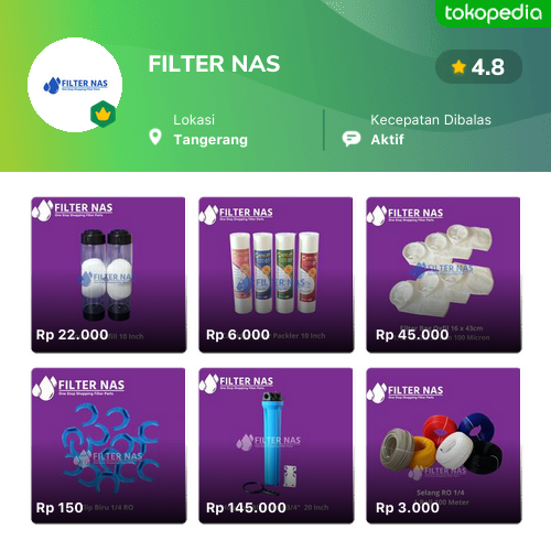 Toko FILTER NAS Online - Produk Lengkap & Harga Terbaik | Tokopedia Toko FILTER NAS Online - Produk Lengkap & Harga Terbaik | Tokopedia