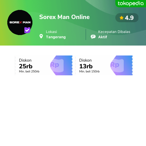 Sorex Man Official Produk Resmi And Terlengkap Gopaylater Cicil 0
