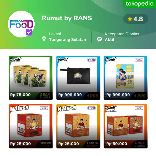 Rans Food Official Store Produk Resmi And Terlengkap Gopaylater Cicil