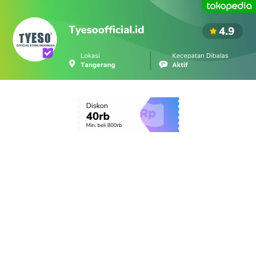 Tyesoofficial.id - Produk Resmi & Terlengkap | GoPayLater Cicil 0% ...